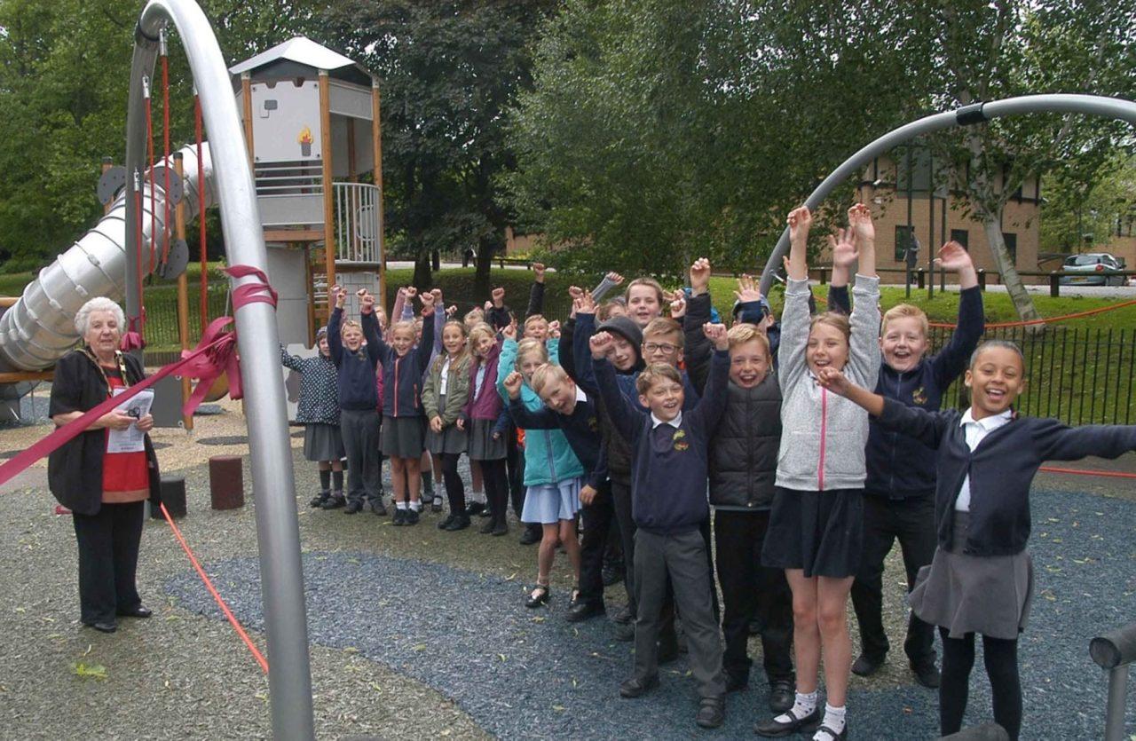 New mayor opens £124k revamped play area in Arnot Hill Park - Gedling Eye