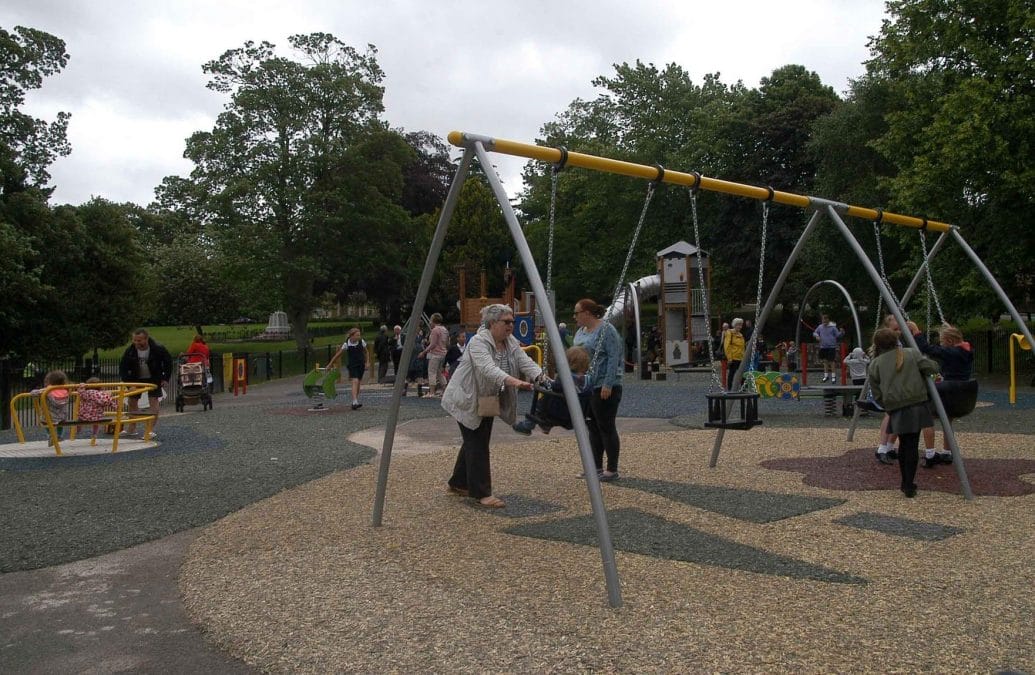 New mayor opens £124k revamped play area in Arnot Hill Park - Gedling Eye