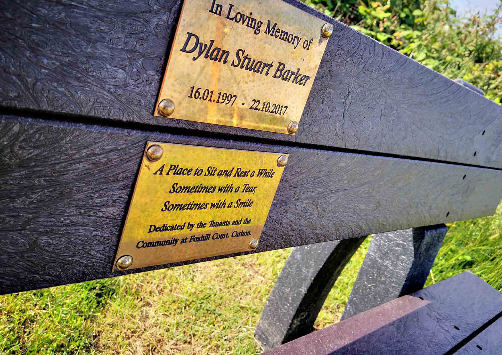 Friends and family gather at Gedling Country Park to see unveiling of ...