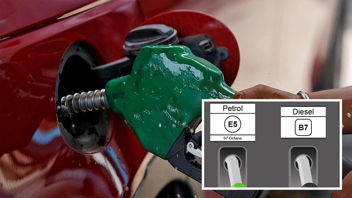 The E5 B7 E10 Petrol And Diesel Labels Appearing On Pumps In Gedling The E5 B7 E10 Petrol And Diesel Labels Appearing On Pumps In Gedling