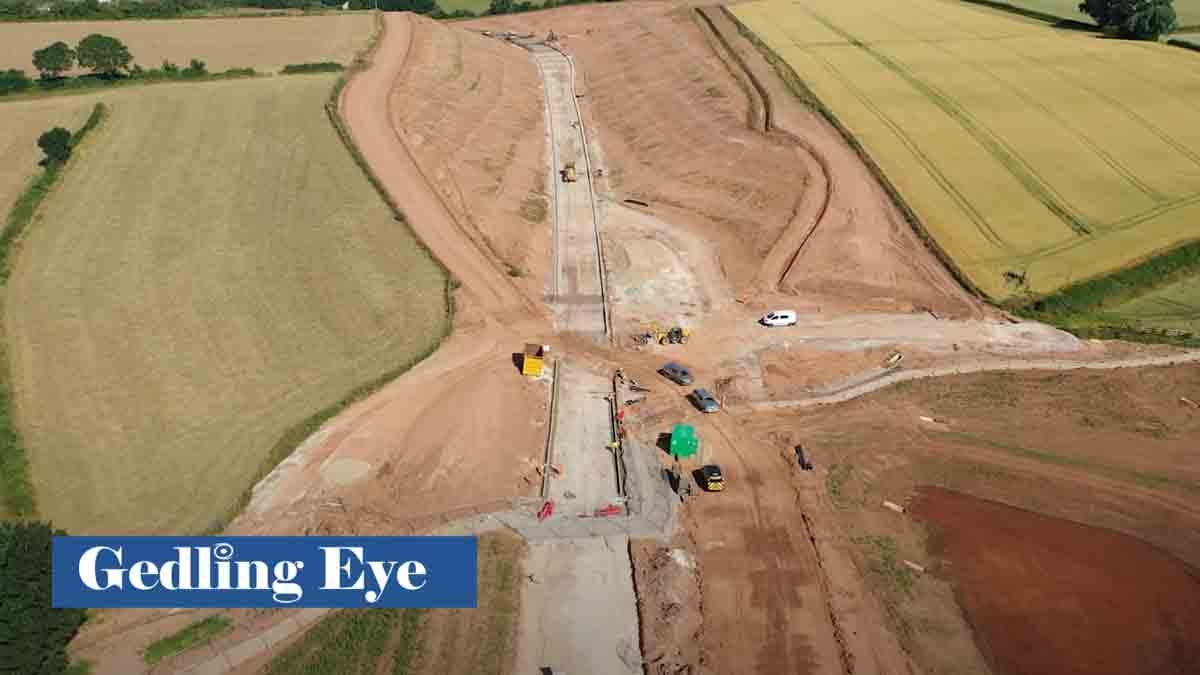 Council update on Gedling Access Road progress and reopening of Lambley ...
