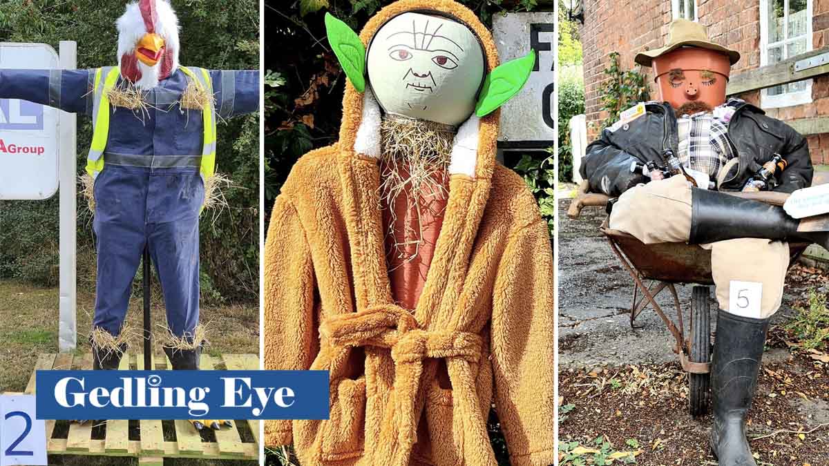 STRAW-SOME: Spot the scarecrows in Stoke Bardolph as first ever ...