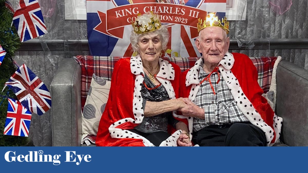 Stoke Bardolph care home residents crowned as part of coronation ...