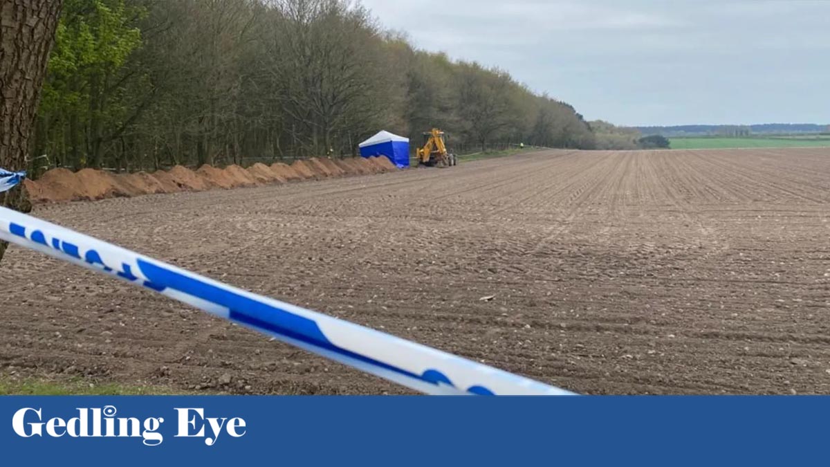 Police investigation continues into human remains found in field near ...