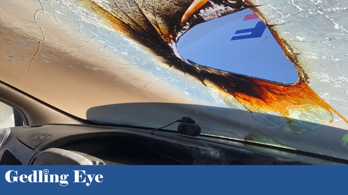 Sunglasses warning issued after fire rips through vehicle - Gedling Eye