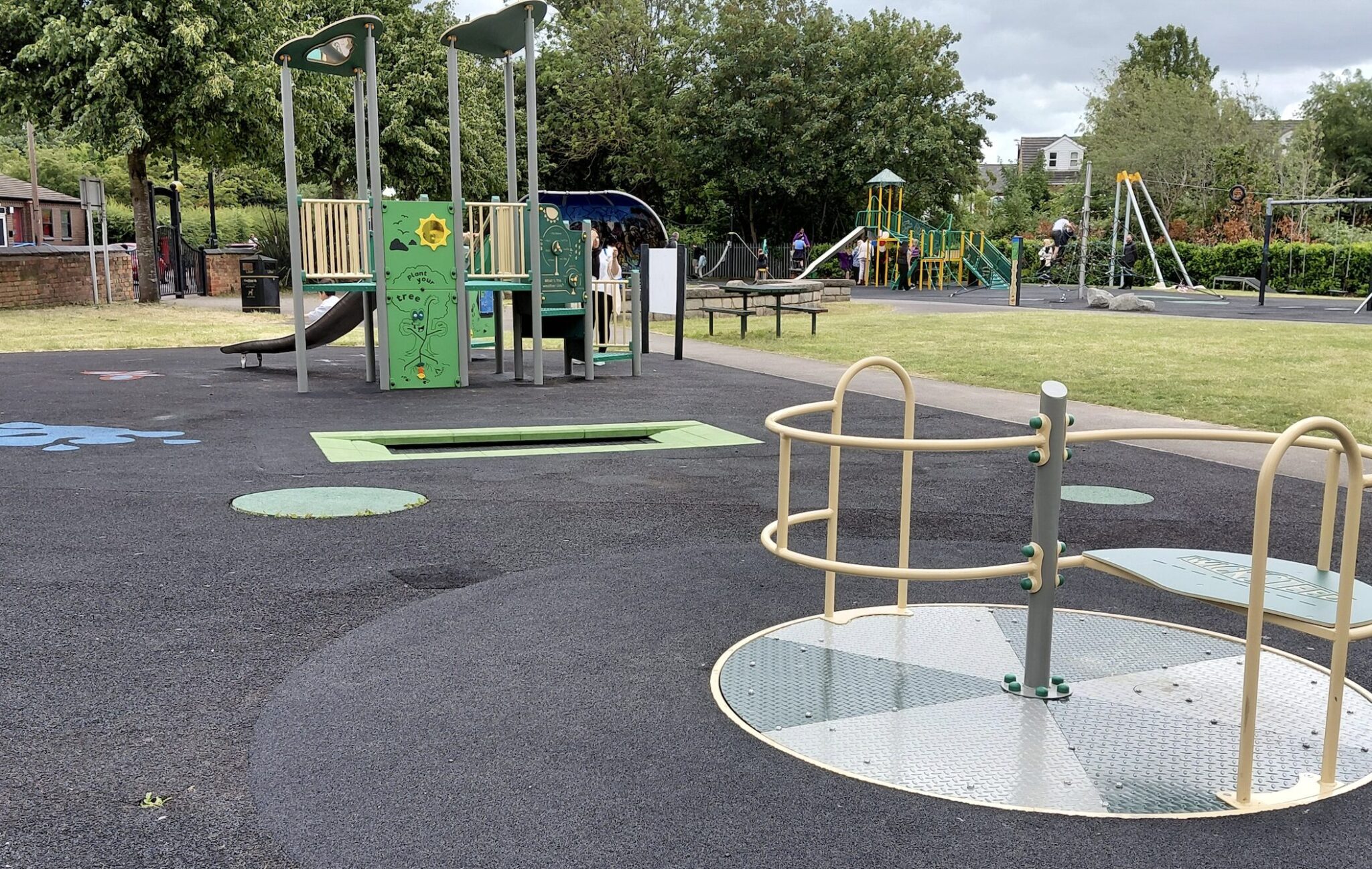 Kids help shape £98k upgrade to play area on Jackie Bell’s Field in ...